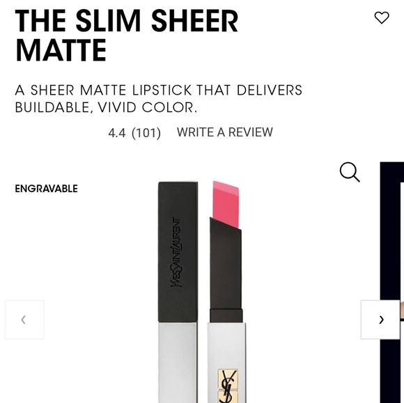 Yves Saint Laurent | Makeup | Ysl Sheer Matte Lipstick | Poshmark